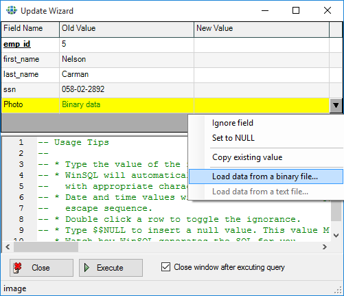 Adding Blob And Clob Data